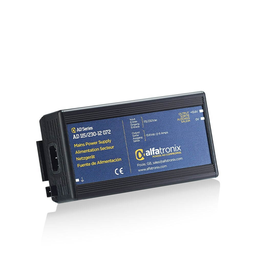 Alfatronix 115 / 230V AD Series Power Supply - 12v / 72W (6A ...