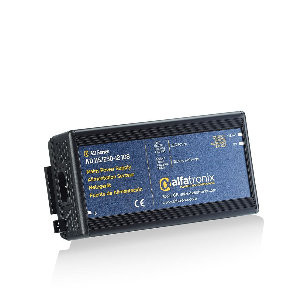 Alfatronix 115 / 230V AD Series Power Supply - 12v / 108W (9A ...