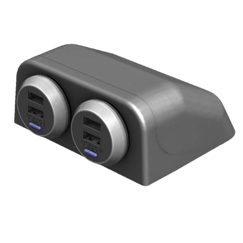 Alfatronix USB-TPOD Table mounting pod for USB Chargers | Sealutions Marine