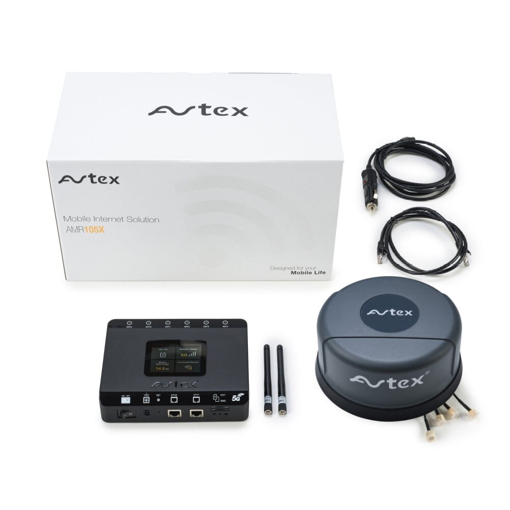Avtex AMR105X 5G Dual Sim & Wi-Fi 6 Mobile Internet Router - Grey ...