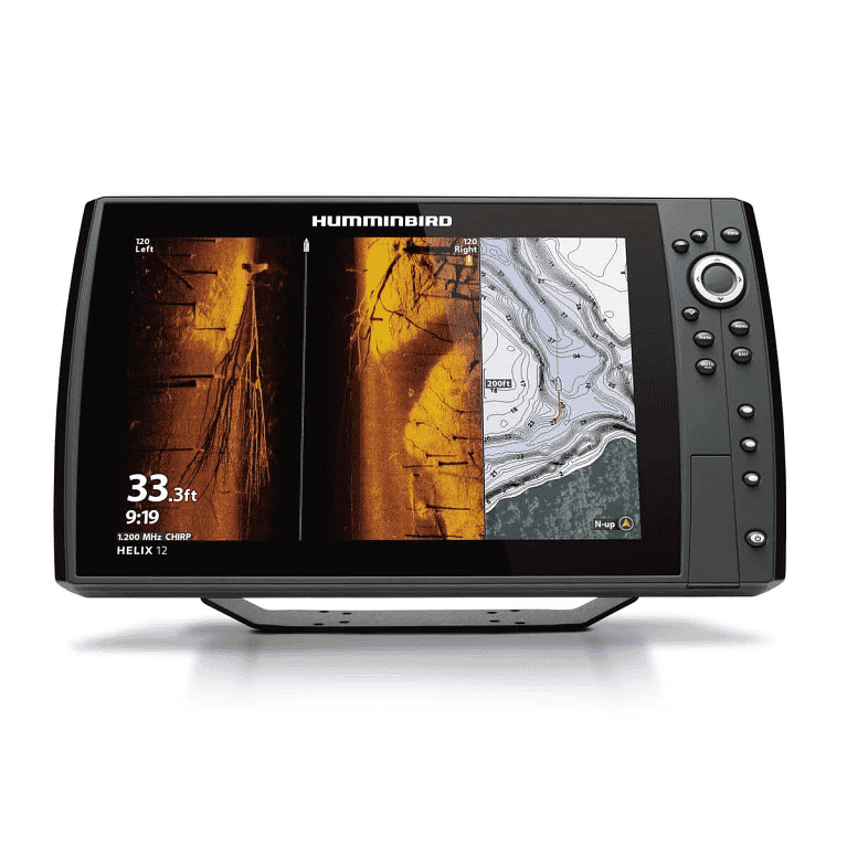 Humminbird HELIX 12 Fish Finder & GPS Chart Plotter CHIRP 2D, MEGA DI+ ...