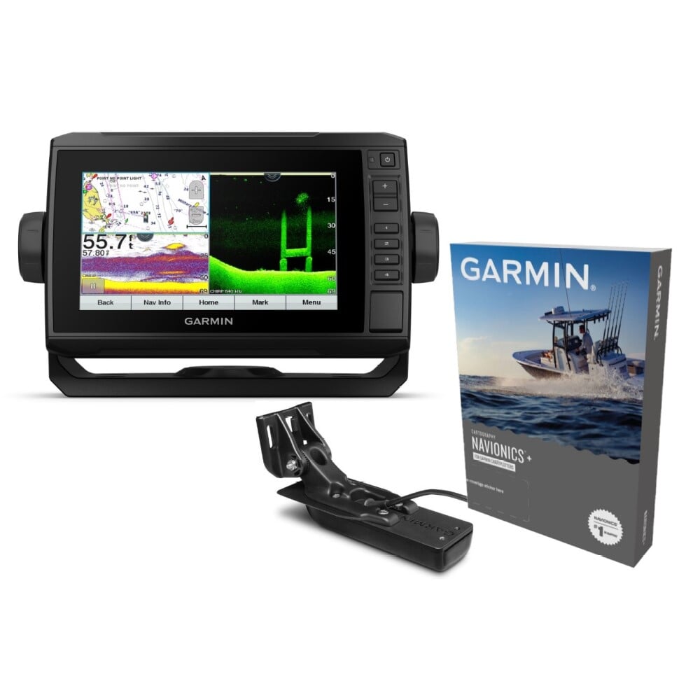Garmin ECHOMAP UHD 72cv with GT24UHD-TM Tdx & Navionics+ UK Chart ...