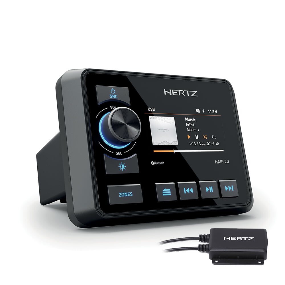 Hertz HMR 20D - IP66 Marine Stereo with Bluetooth and DAB+ Module ...