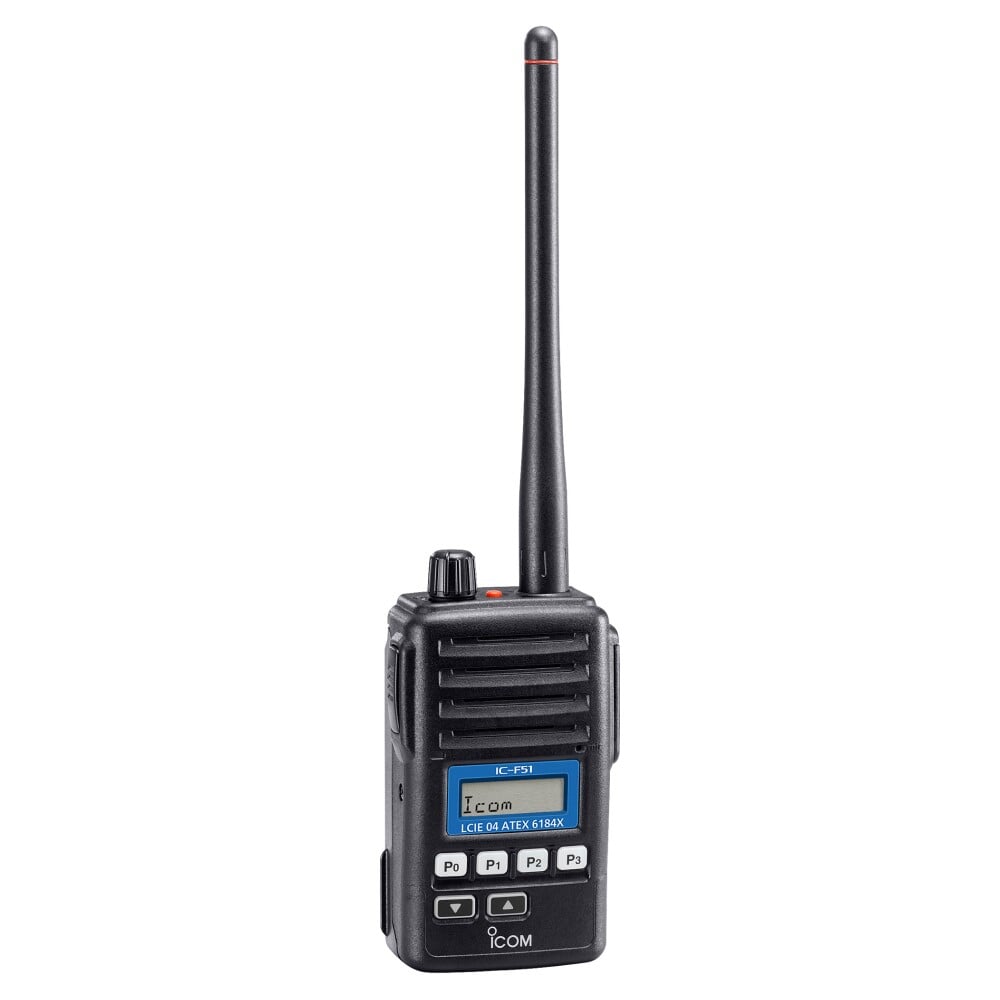Icom IC-F51 VHF Two Way Radio (ATEX) Version With BP227AXD Battery ...