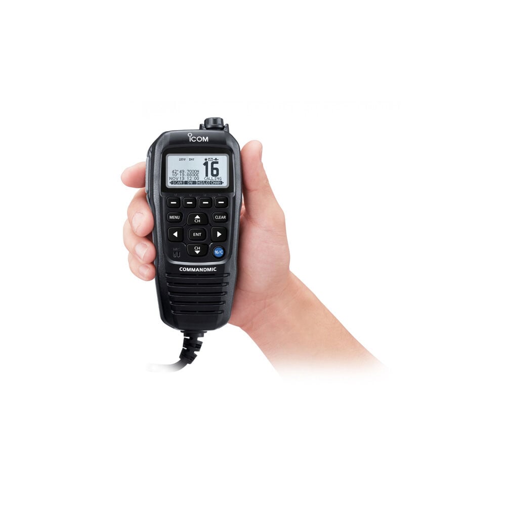 Icom Command Mic Black for M605 | Sealutions Marine