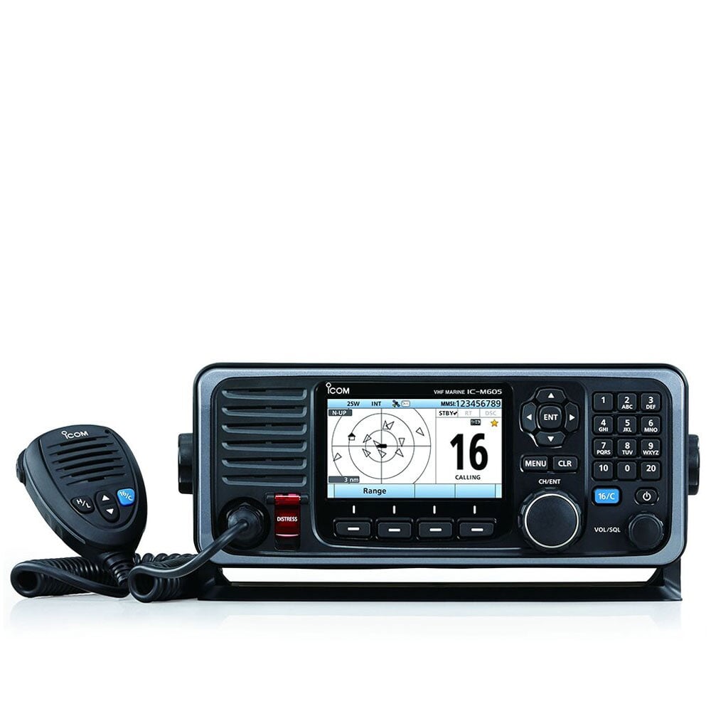 ICOM M605EURO Class D VHF/DSC Radio with AIS Receiver | Sealutions Marine