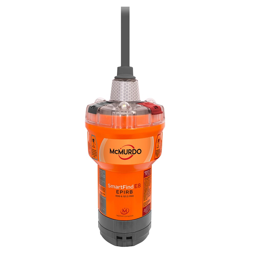 McMurdo SmartFind E8 EPIRB with Manual Bracket | Sealutions Marine