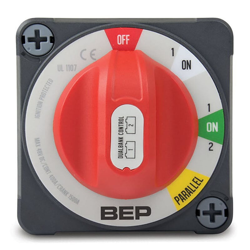 BEP Battery Switch Pro Installer 1/1&2/Parallel/Off 48V MAX. 400A ...