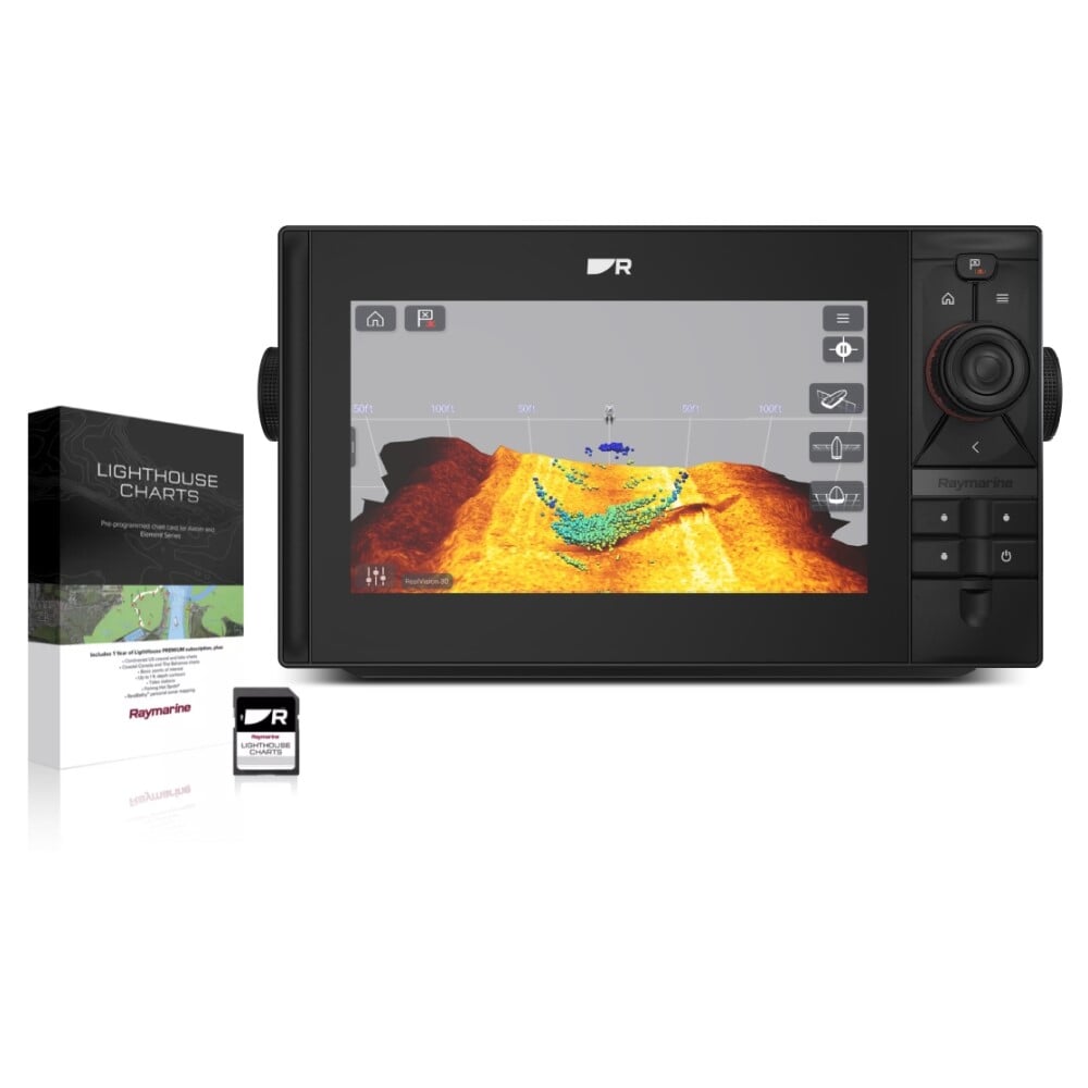 Raymarine Axiom 2 Pro 9 RVM & Western Europe Lighthouse Chart ...