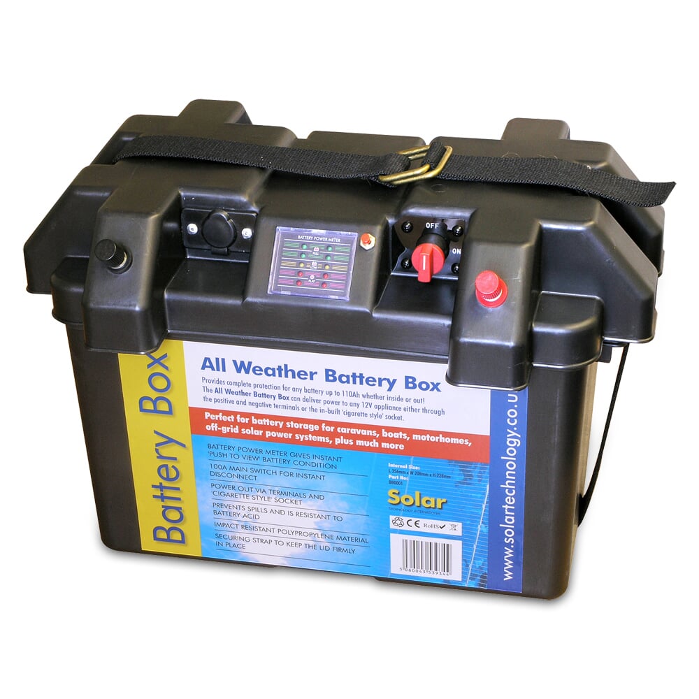 Solar Technology Deluxe All Weather Battery Box | Sealutions Marine