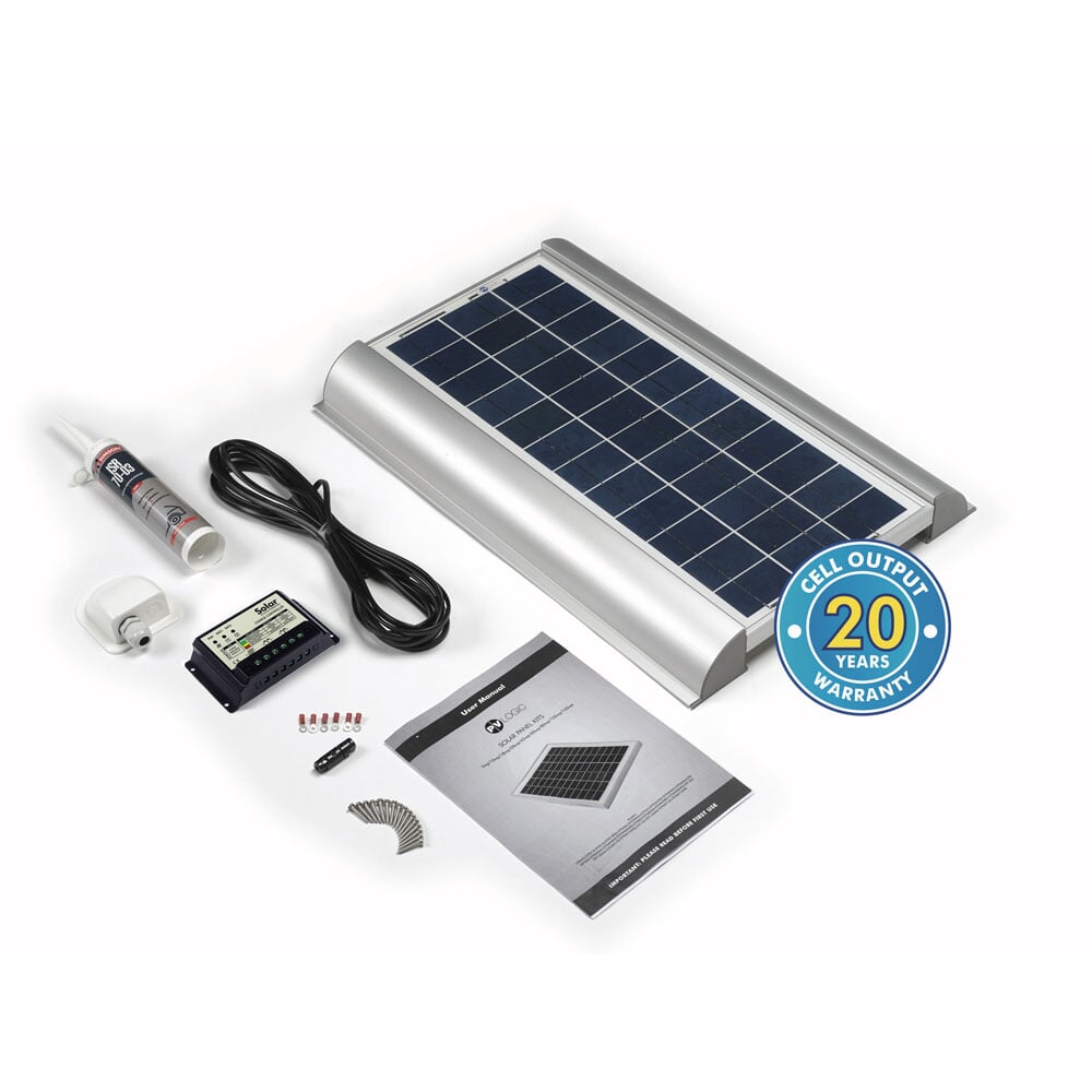 Solar Technology 20W Rigid Solar Panel & Aero Brackets Kit | Sealutions ...