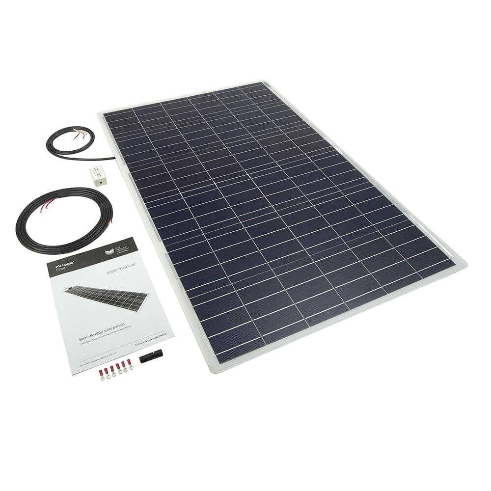 Solar Technology 100W Flexi White Solar Panel Kit | Sealutions Marine
