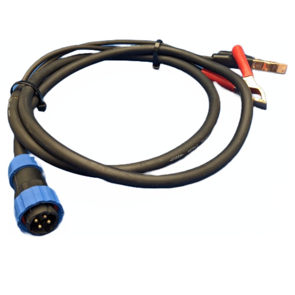 ThrustMe External 12/24V Battery Cable with Clamps for Kicker ...