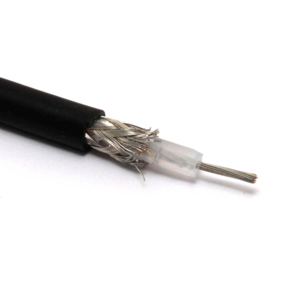 Shakespeare 5mm Low Loss 50 Ohm Solid Core Coaxial Cable - 50m Reel ...