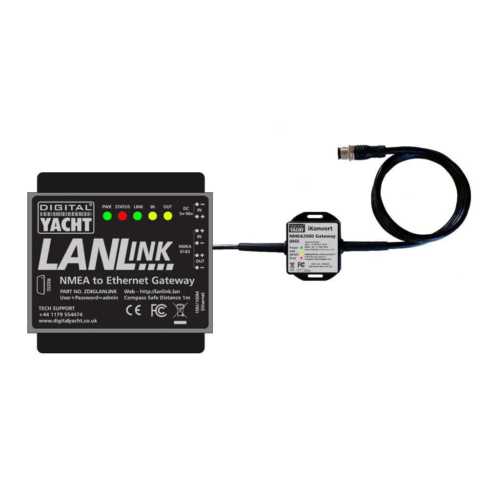 Digital Yacht Lanlink NMEA 2000 to Ethernet Gateway | Sealutions Marine