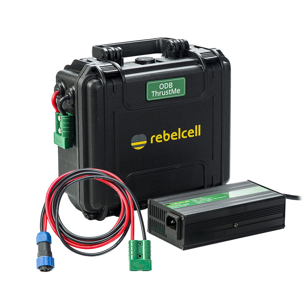 Rebelcell Outdoorbox for ThrustMe & 21V10A Charger | Sealutions Marine