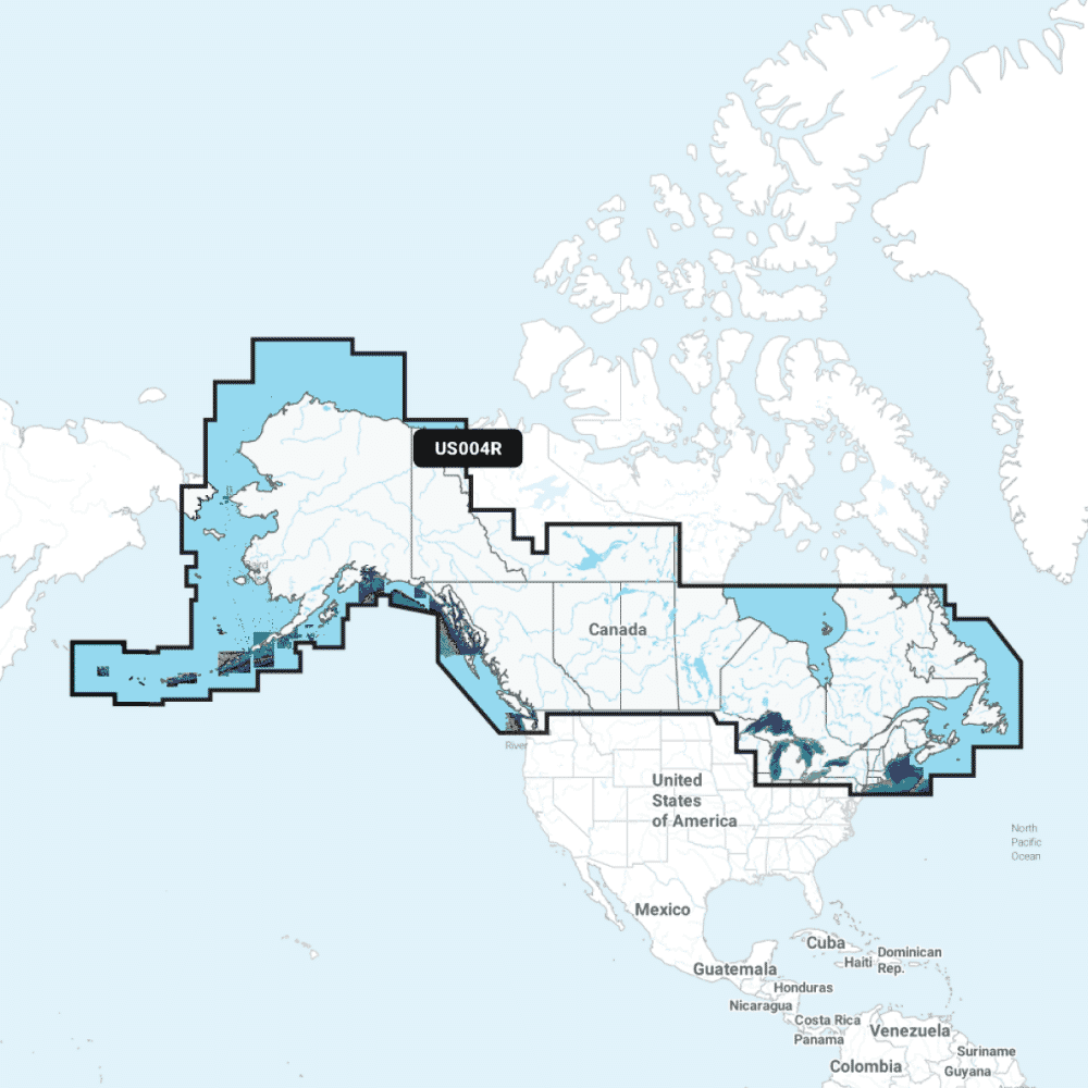 Garmin Navionics Vision+ Chart: US004R - Canada & Alaska | Sealutions ...