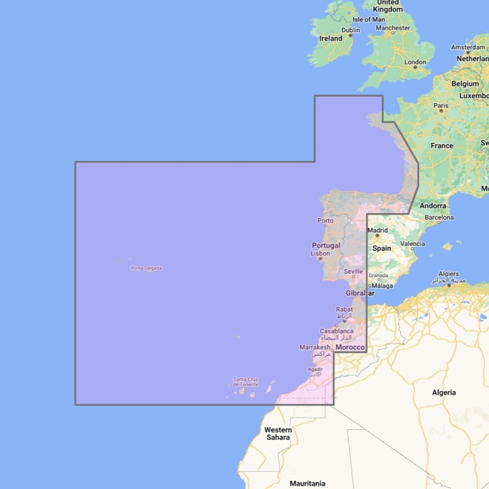 Furuno TimeZero Wide Area Chart: West European Coasts | Sealutions Marine